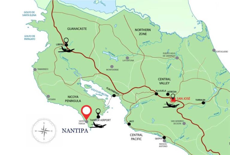 Transportation – Nantipa – Santa Teresa Costa Rica, Nicoya Peninsula
